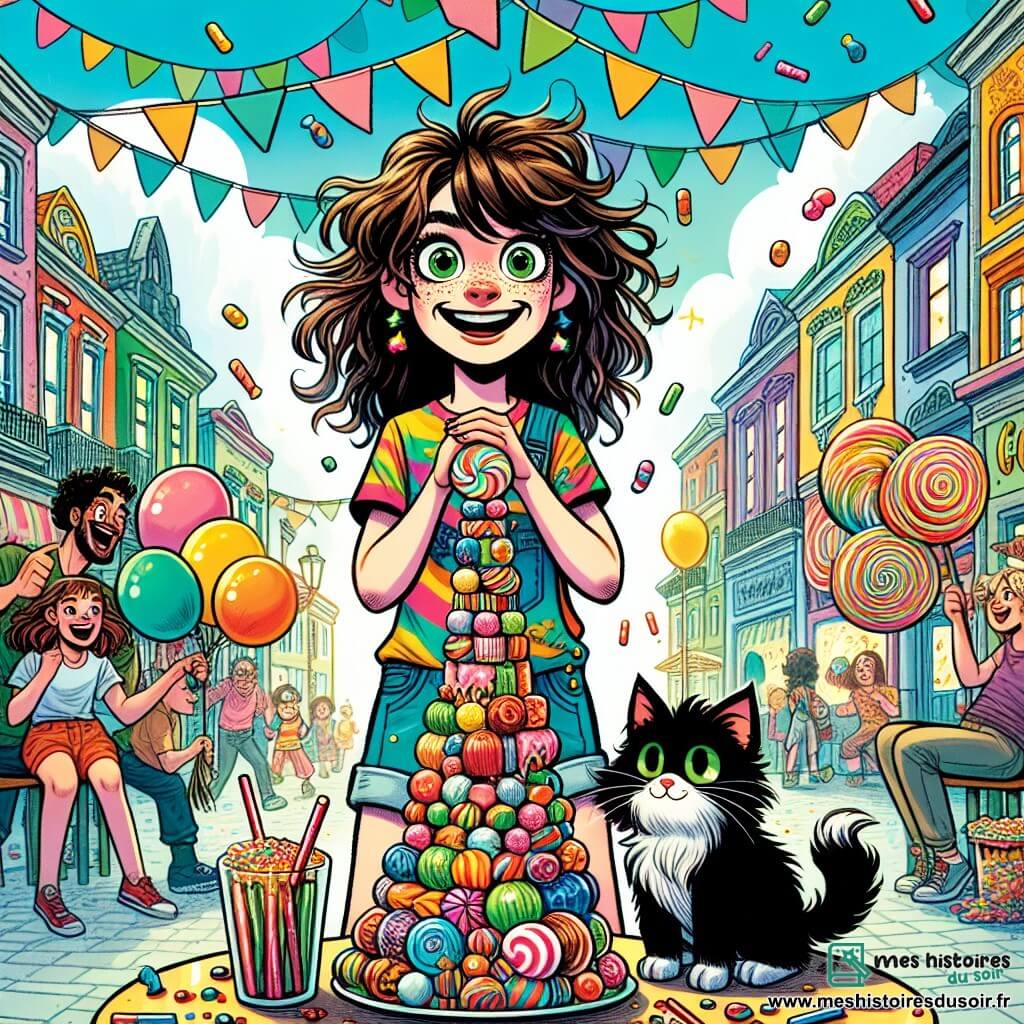 Léa et la tour de bonbons indestructible | Histoire de défi impossible | 11 à 12 ans | Histoire ...
