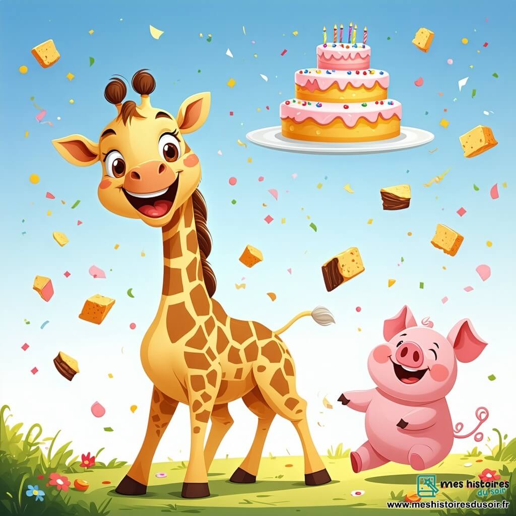 🎧 La Fête Folle de Gisèle | Histoire amusante avec un animal | 3 à 4 ...