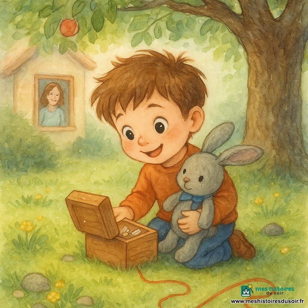 Le fil rouge du jardin magique | Histoire de trésor caché | 3 à 4 ans ...