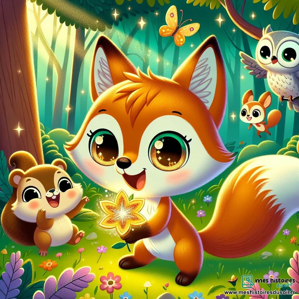 Roux et la Fleur Magique | Conte d'aventure | 3 à 4 ans | Conte