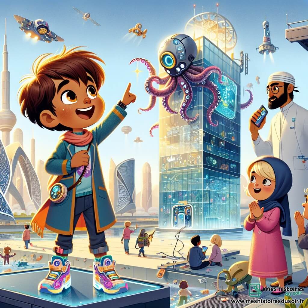 🎧 Timéo et la Magie de Lumiville | Histoire de ville futuriste | 7 à 8 ...