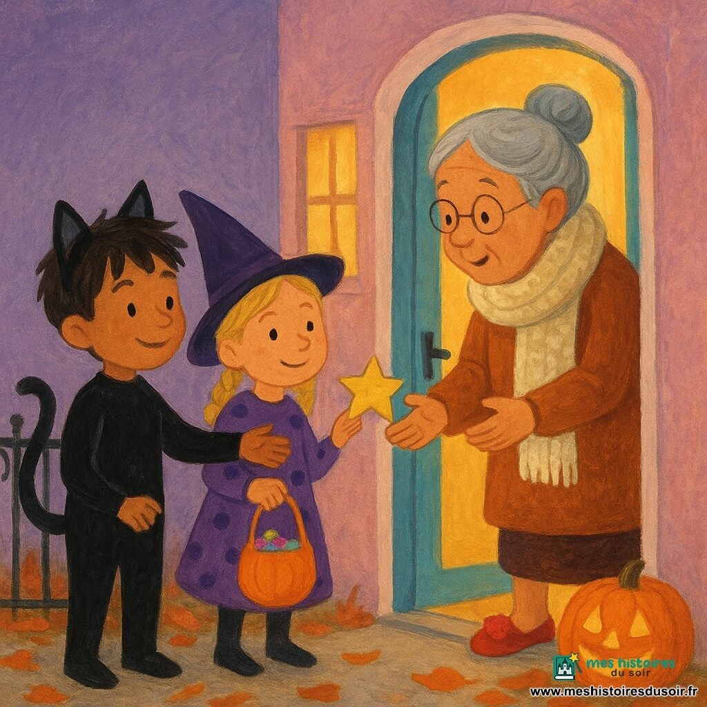 Les étoiles qui font sourire | Histoire d'Halloween | 5 à 6 ans | Histoire de fête