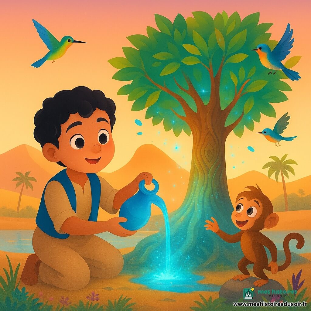 Le murmure enchanté de l'oasis oubliée | Conte de fées classique ...