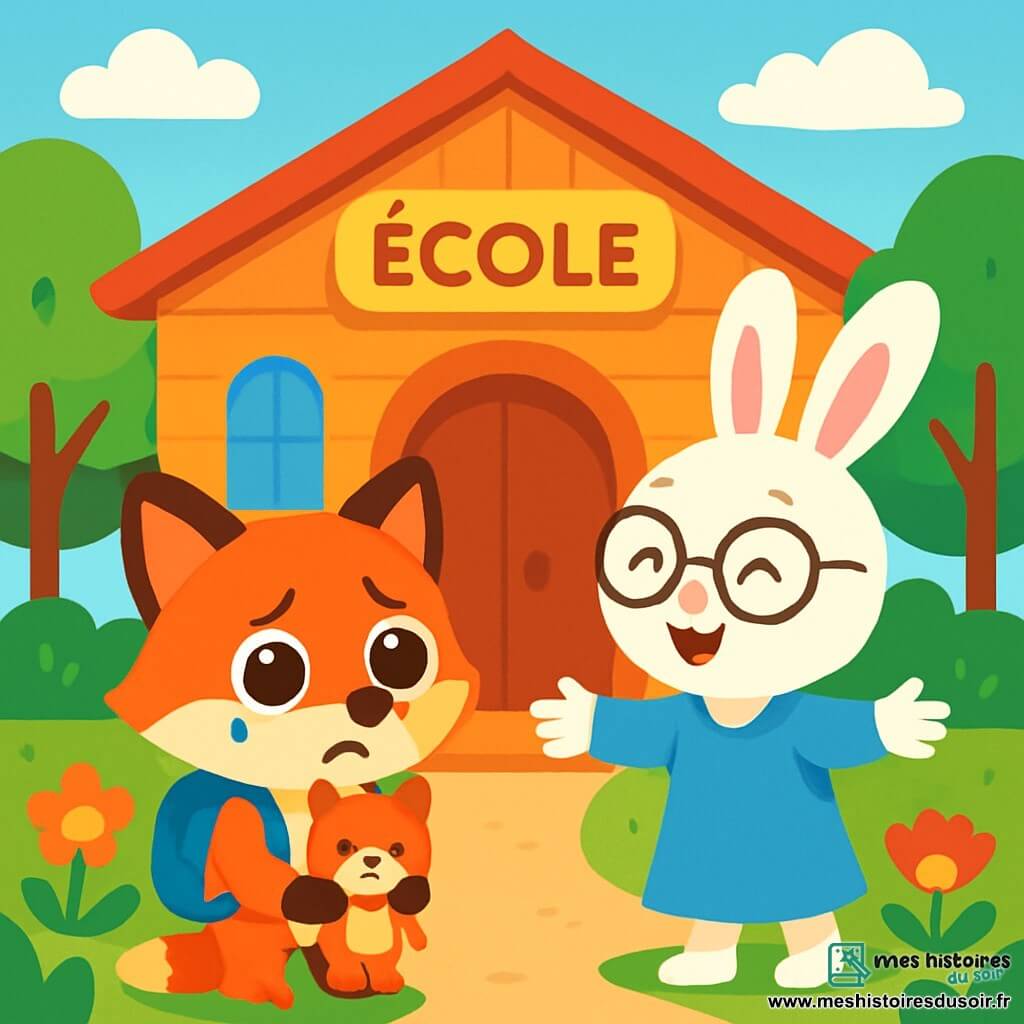 Petit Renard et le premier matin d’école | Histoire sur une peur d'enfant | 3 à 4 ans | Histoire ...