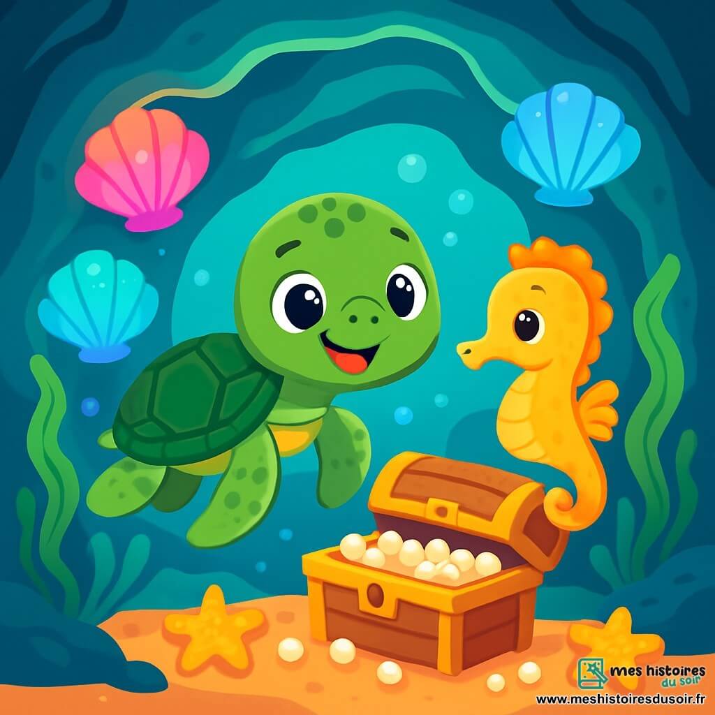 🎧 Lili et le secret de l'hippocampe doré | Histoire de voyage sous la ...