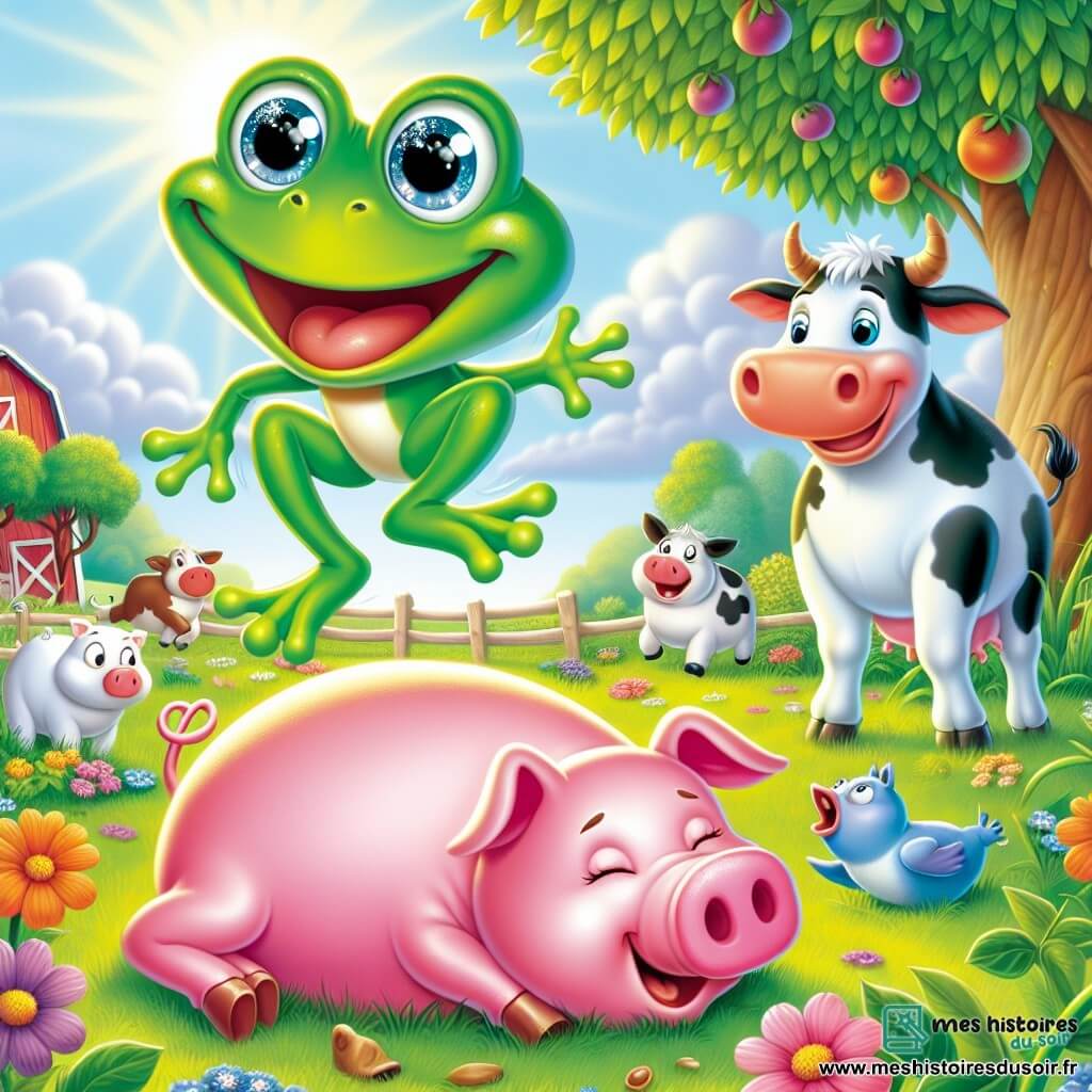 Les sauts rigolos de Fredo la grenouille | Histoire amusante avec un ...