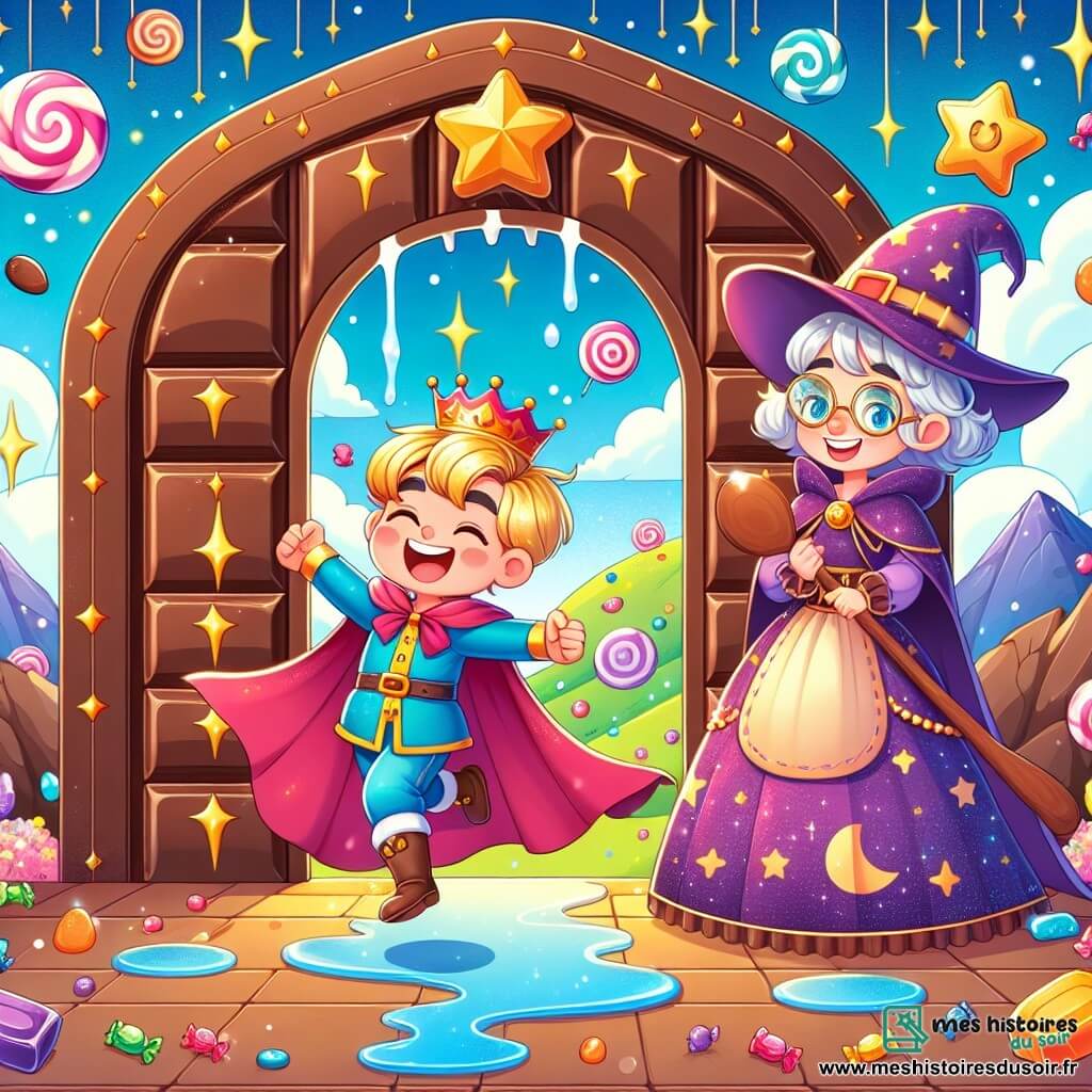 Léon et la porte en chocolat | Histoire rigolote du royaume enchanté | 1 à 2 ans | Histoire rigolote
