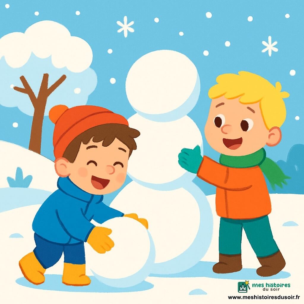 Le sourire sous la neige | Histoire sur l'hiver | 3 à 4 ans | Histoire ...