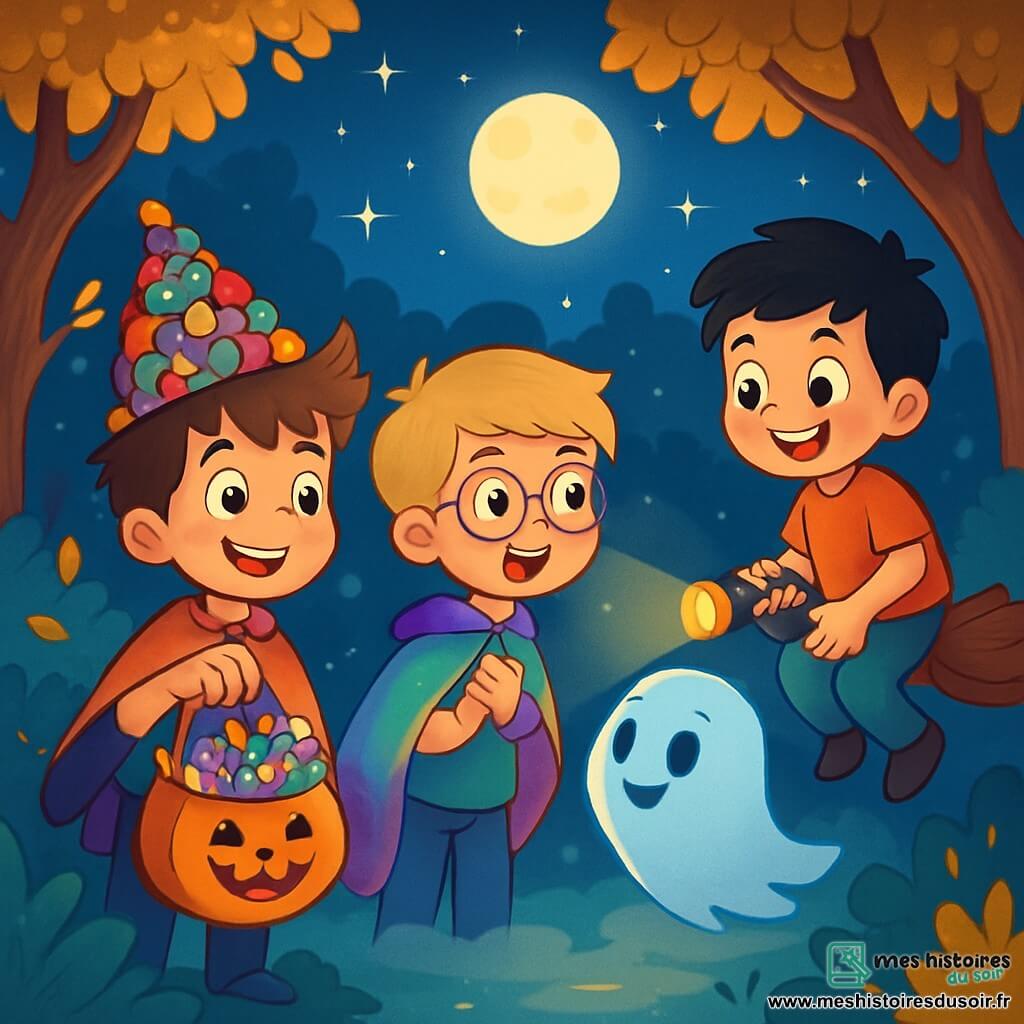 Les sorciers de la forêt enchantée et les bonbons magiques | Histoire ...