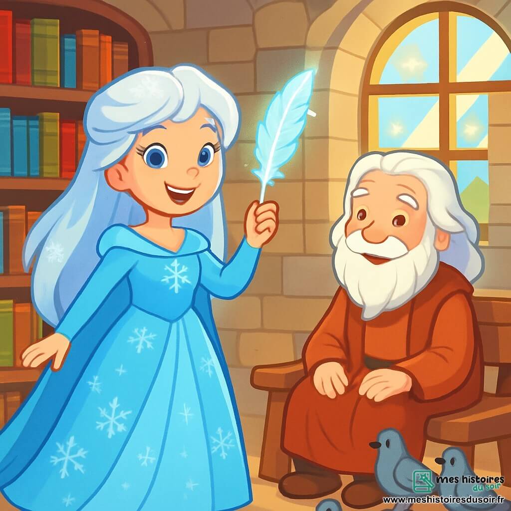 La plume magique de la Reine des Neiges | Conte de fées classique ...