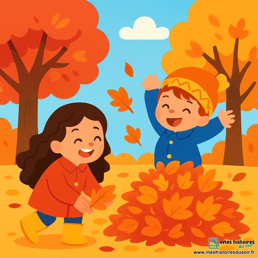 La danse des feuilles d'automne | Histoire éducative | 3 à 4 ans ...