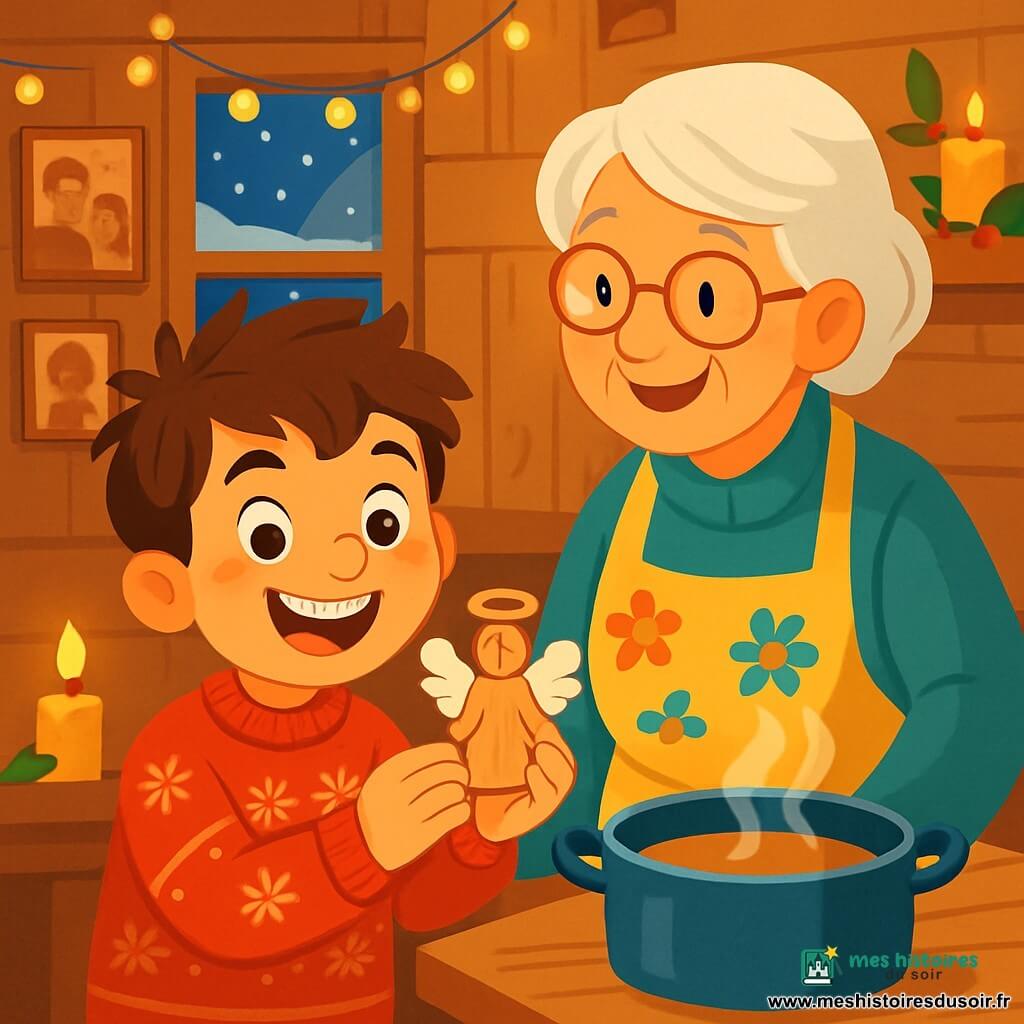 Le petit ange en bois et le secret de Noël | Conte de Noël | 7 à 8 ans ...