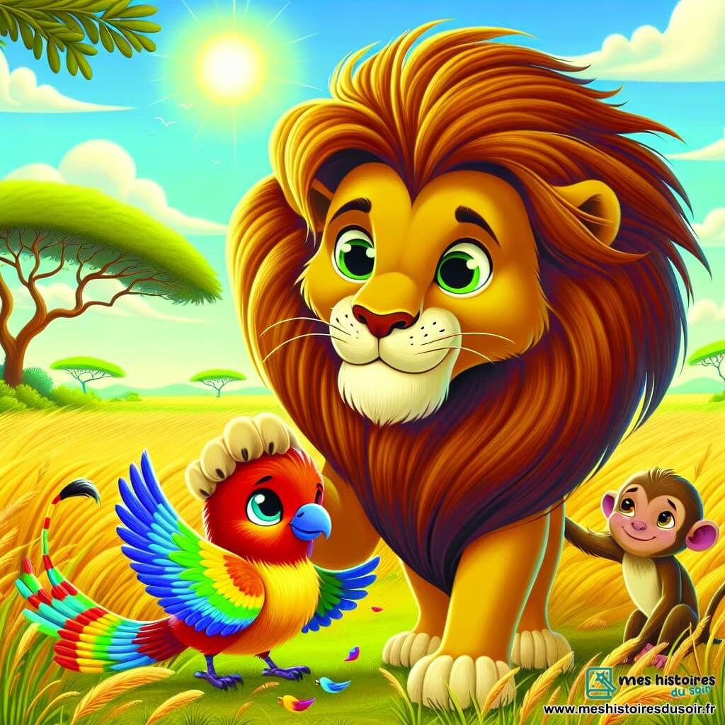 Léo, le Lion Bienveillant | Conte d'animal | 3 à 4 ans | Conte