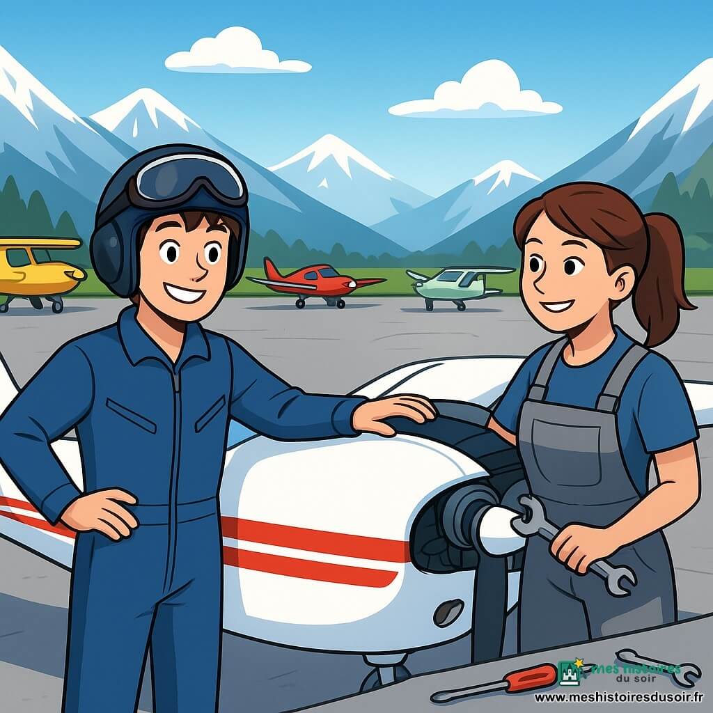 Le pilote des montagnes et le secret du tarmac | Histoire de Pilote d ...