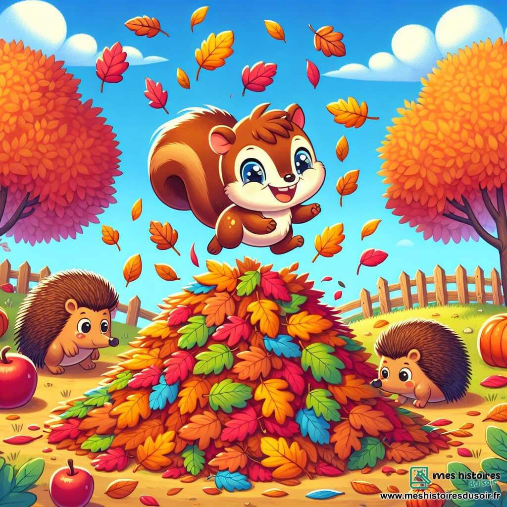 L'Automne Enchanté de Petit Écureuil | Histoire sur l'automne | 1 à 2 ...