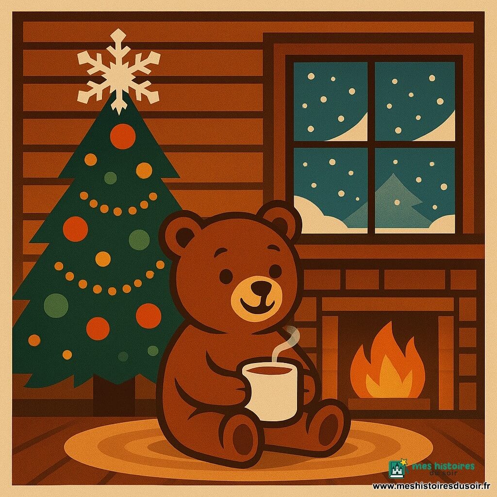 Petit Ours et la chaussette rouge de Noël | Histoire de Noël | 1 à 2 ...