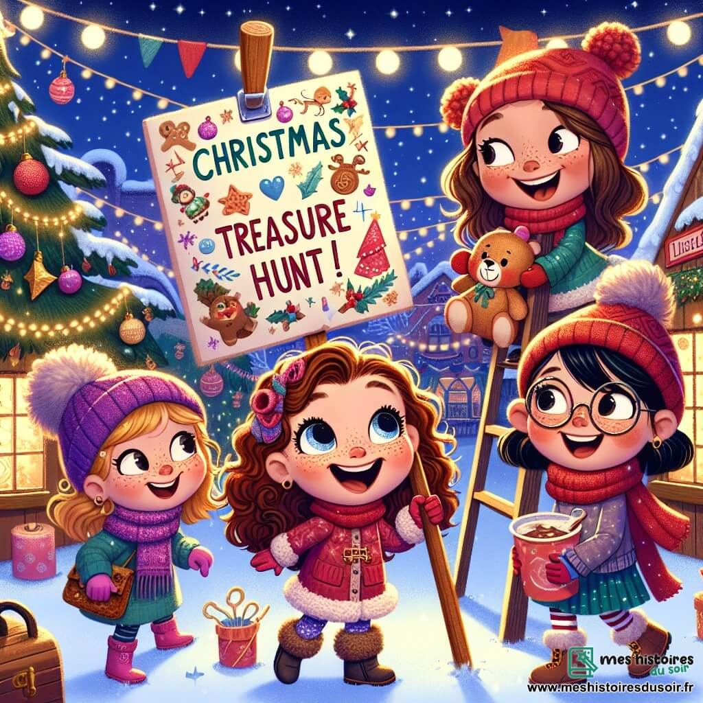 La Chasse au Trésor de Noël | Histoire de Noël | 9 à 10 ans | Histoire ...