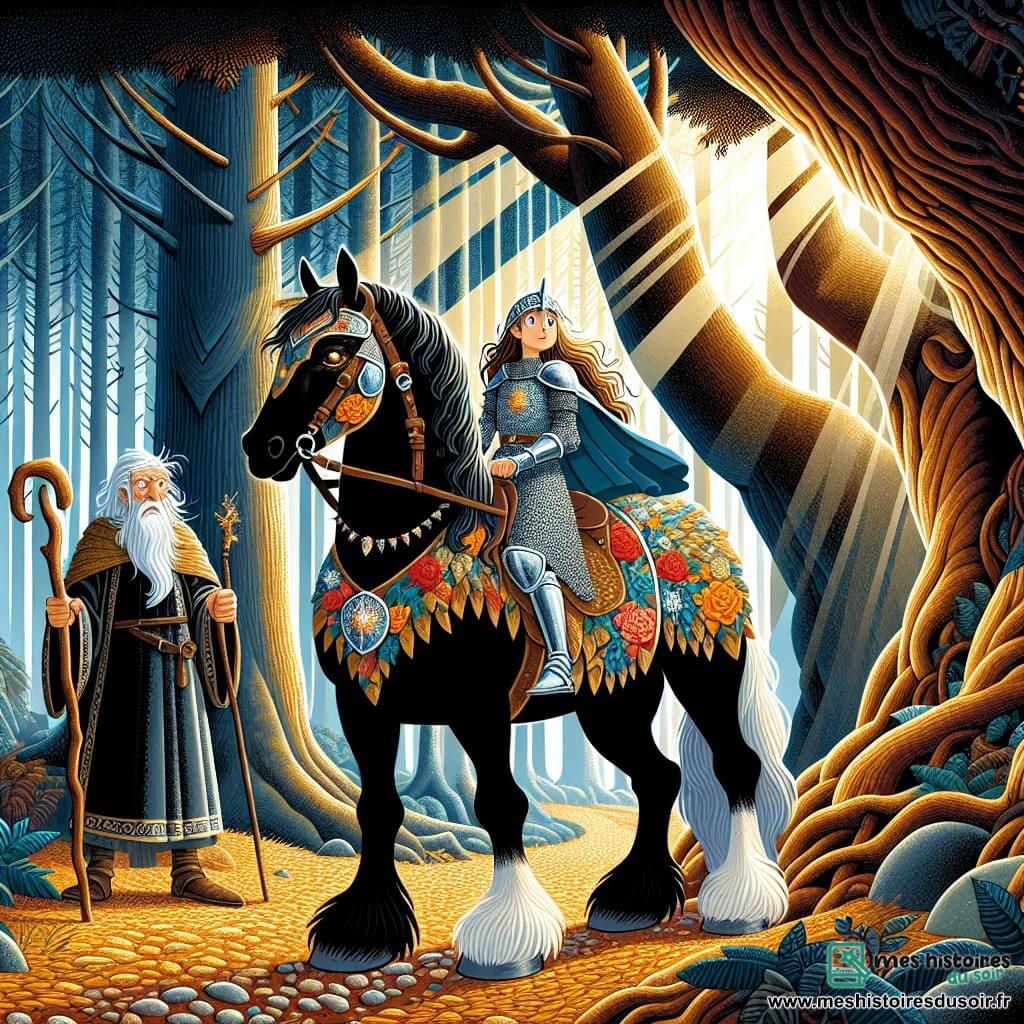 💬 La Chevaleresse et la Quête du Sceau de Lumière | Histoire de ...