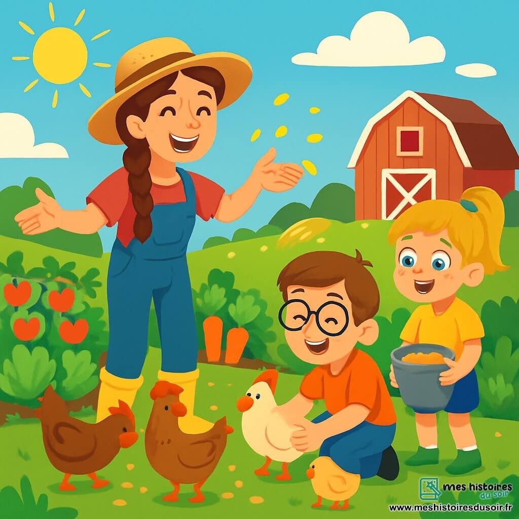 💬 La grande journée de Claire l'agricultrice | Histoire d'Agriculteur ...