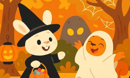 Le secret enchanté de la porte d'Halloween | Histoire d'Halloween | 3 à ...