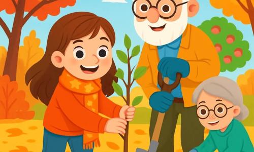 Le grand tableau d’automne de Mathis et Zoé | Histoire sur l'automne ...