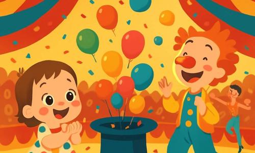 💬 La première journée de Léo au cirque | Histoire rigolote | 1 à 2 ans ...