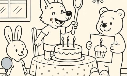 La fête de Léa et les guirlandes | Histoire d'Anniversaire | 1 à 2 ans ...